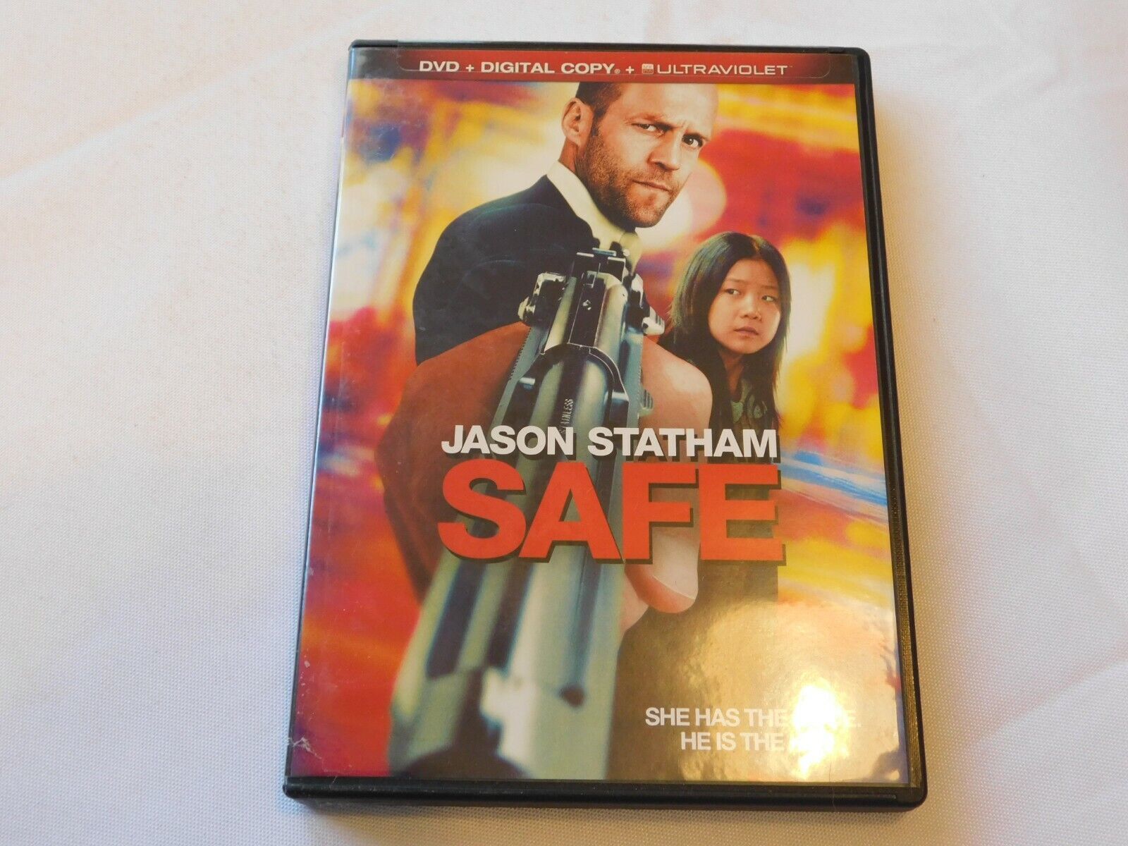 Safe DVD 2012 Widescreen Rated R Jason Statham Catherine Cahn Robert ...