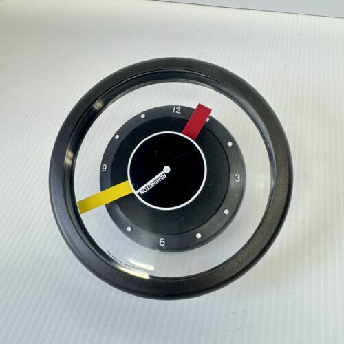 Remington Tochigi Tokei Desk Clock Vtg Black Modern Abstract Postmodern ...
