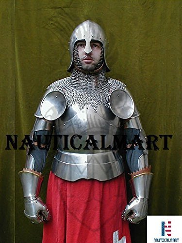 NauticalMart Plate Armour Medieval Barbuta Complete Armor - Knives ... NauticalMart Plate Armour Medieval Barbuta Complete Armor - Knives ...