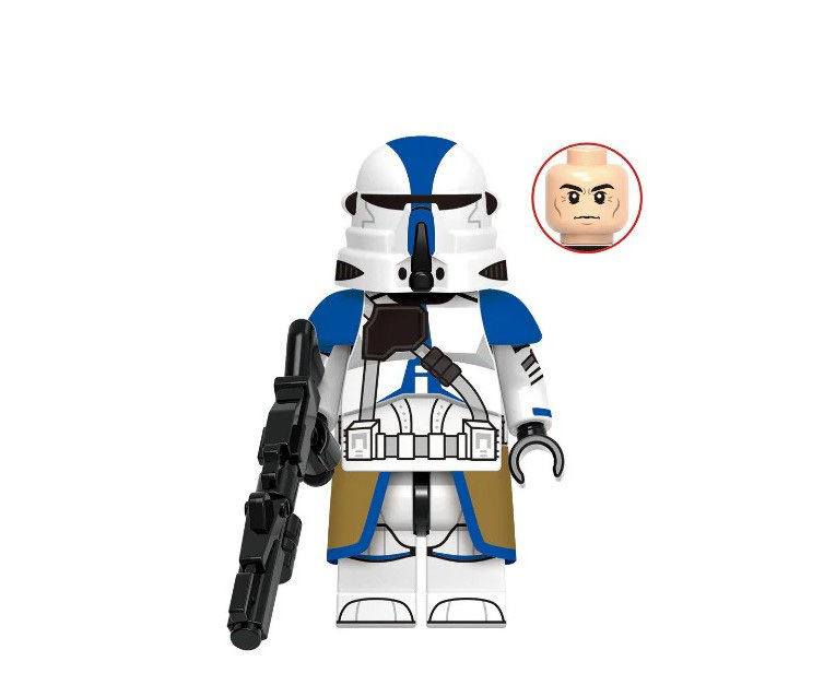 Movie Minifigure 501St Airborne Paratrooper Clone Trooper Star Wars ...
