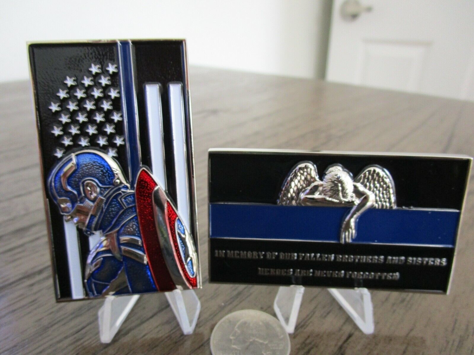 Captain America Avengers Thin Blue Line Law Enforcement Police ...