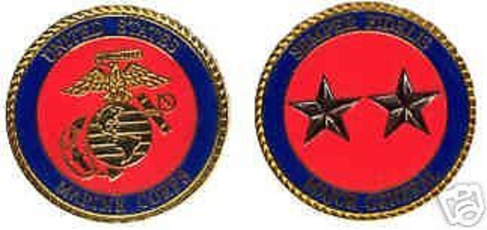 USMC MARINE CORPS TWO STAR MAJOR GENERAL CHALLENGE COIN - Current ...