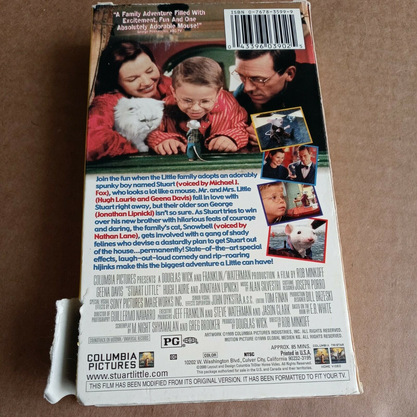Stuart Little VHS 1999 Regular Cardboard Case - VHS Tapes