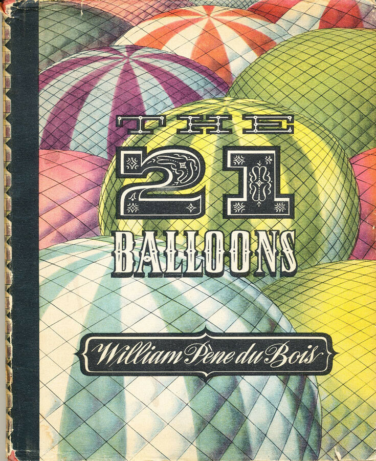 Rare William Pene du Bois / The Twenty-One Balloons First Edition 1947 ...