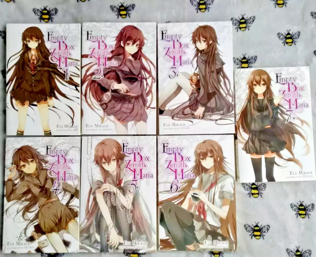 The Empty Box and Zeroth Maria English Version Light Novel Vol.1-7 FREE ...