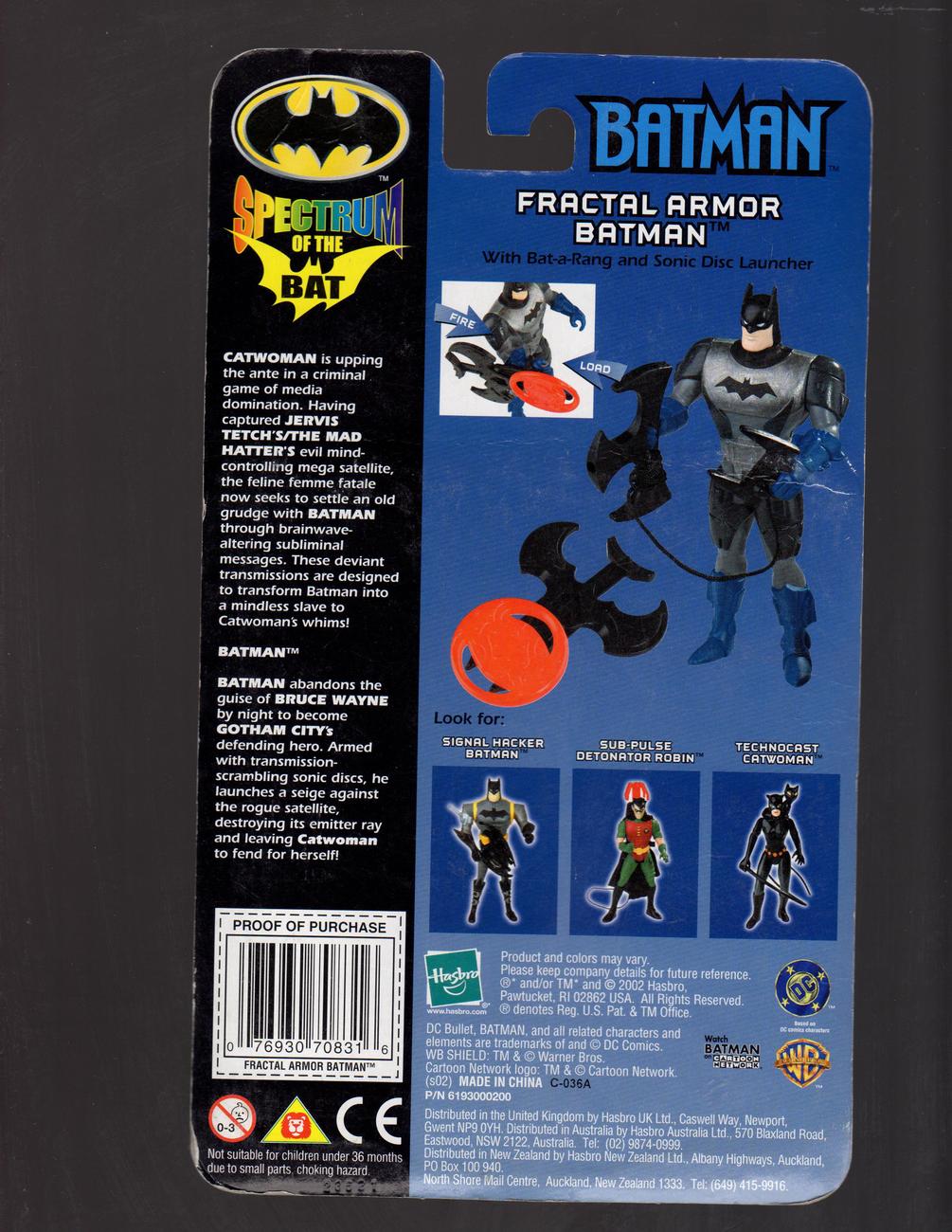 BATMAN - Spectrum Of The Bat, Batman Fractal Armor Batman - Action Figures