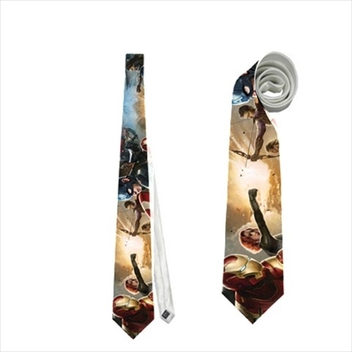 Necktie Hulk Thor Vision Ironman Captain America Avengers Thanos Black ...
