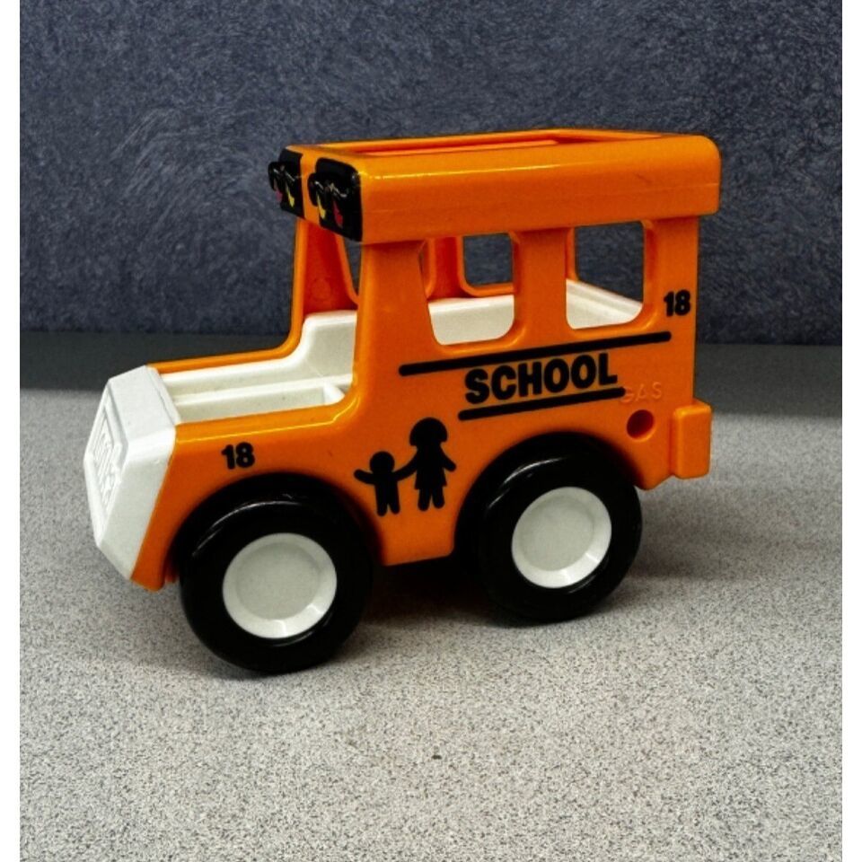 Vintage Tonka Chunky Wheels Yellow School Bus With Clicking Wheels 1987 ...