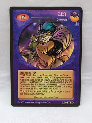 Zet Magi Nation Duel Limited Promo Card - CCG Individual Cards