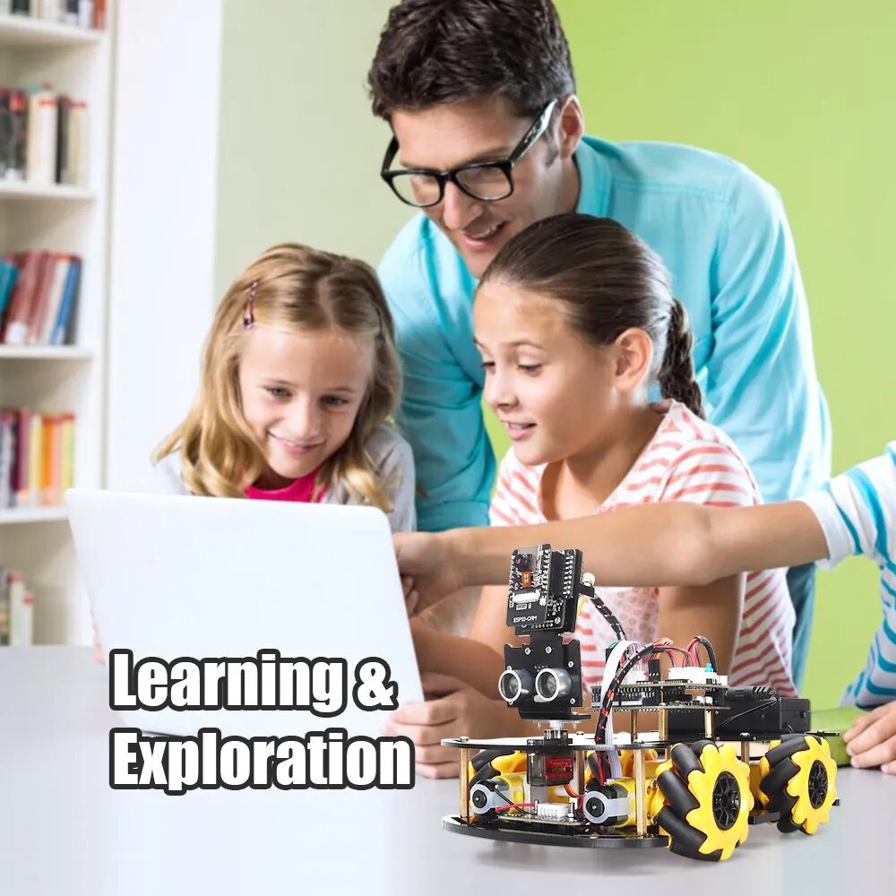 Robot Starter Kit For Arduino Programming With Esp32 Camera And Codes Learning Other