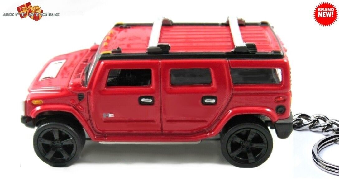 VERY RARE KEYCHAIN RED BLACK HUMMER H2 NEW CUSTOM Ltd EDITION GREAT ...