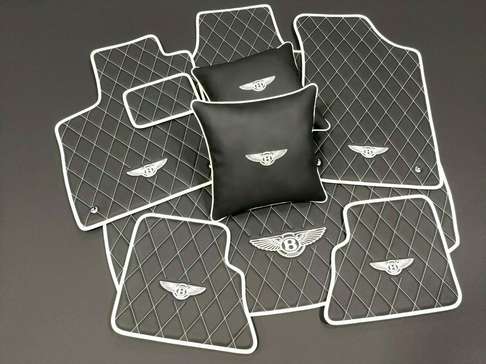 Bentley GTC, GT, Custom Leather Floor mats, trunk, pillows - Car ...