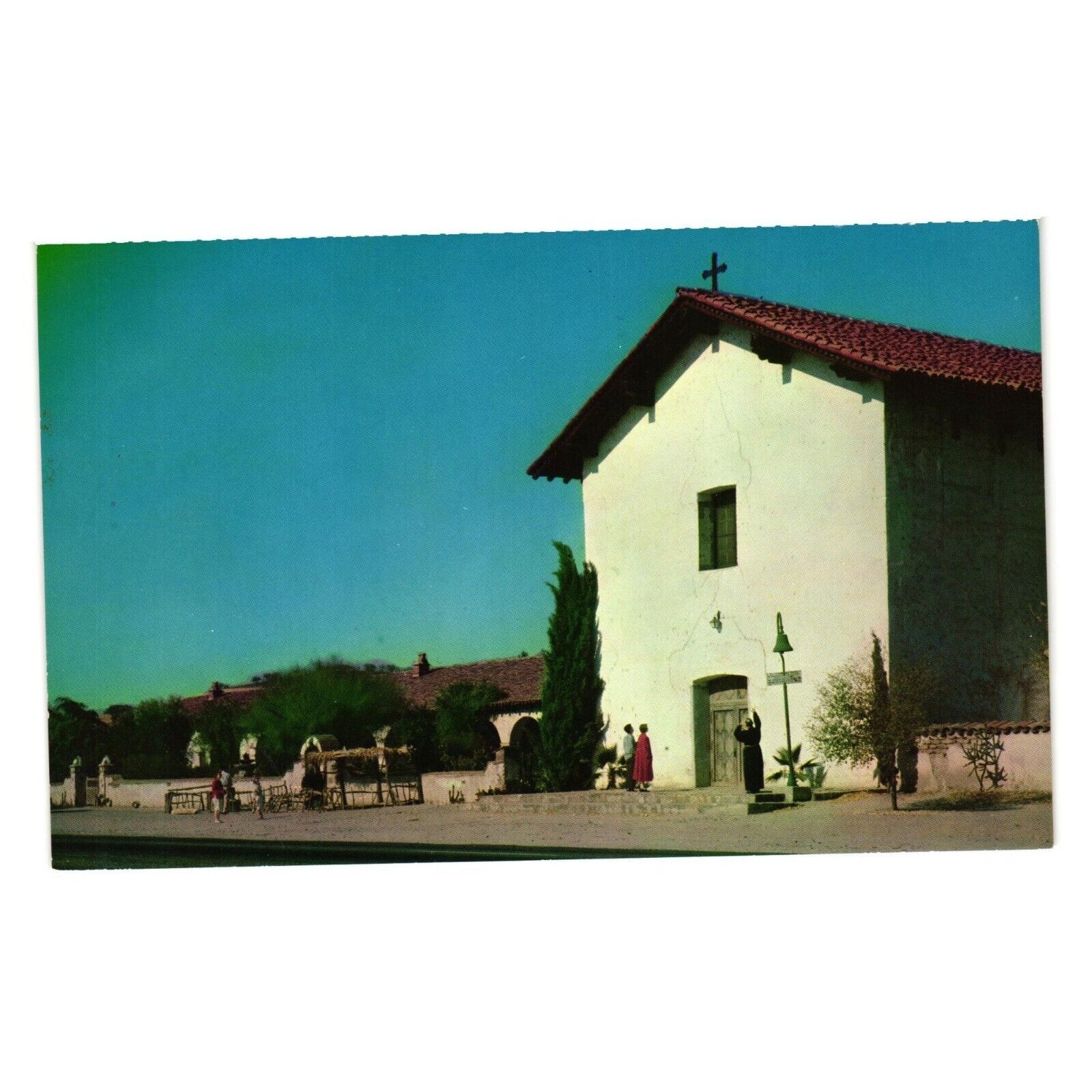 Vintage Postcard Mission San Miguel Arcangel El Camino Real Religion ...