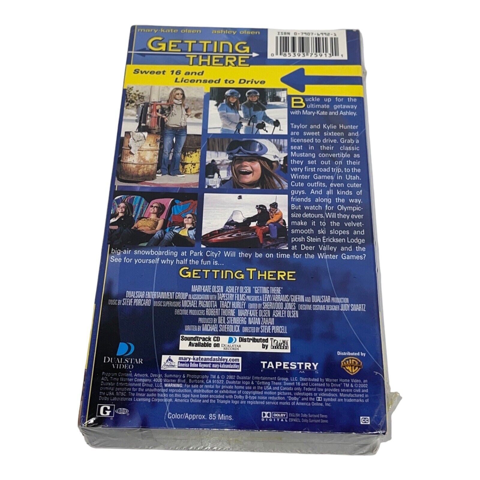 Getting There VHS, 2002, Mary-Kate And Ashley Olsen Rare Sealed Video ...