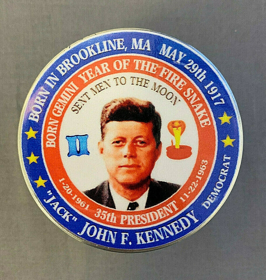 President John F. Kennedy D1 Image Aluminum Grinder 63mm 4 Piece Hand ...