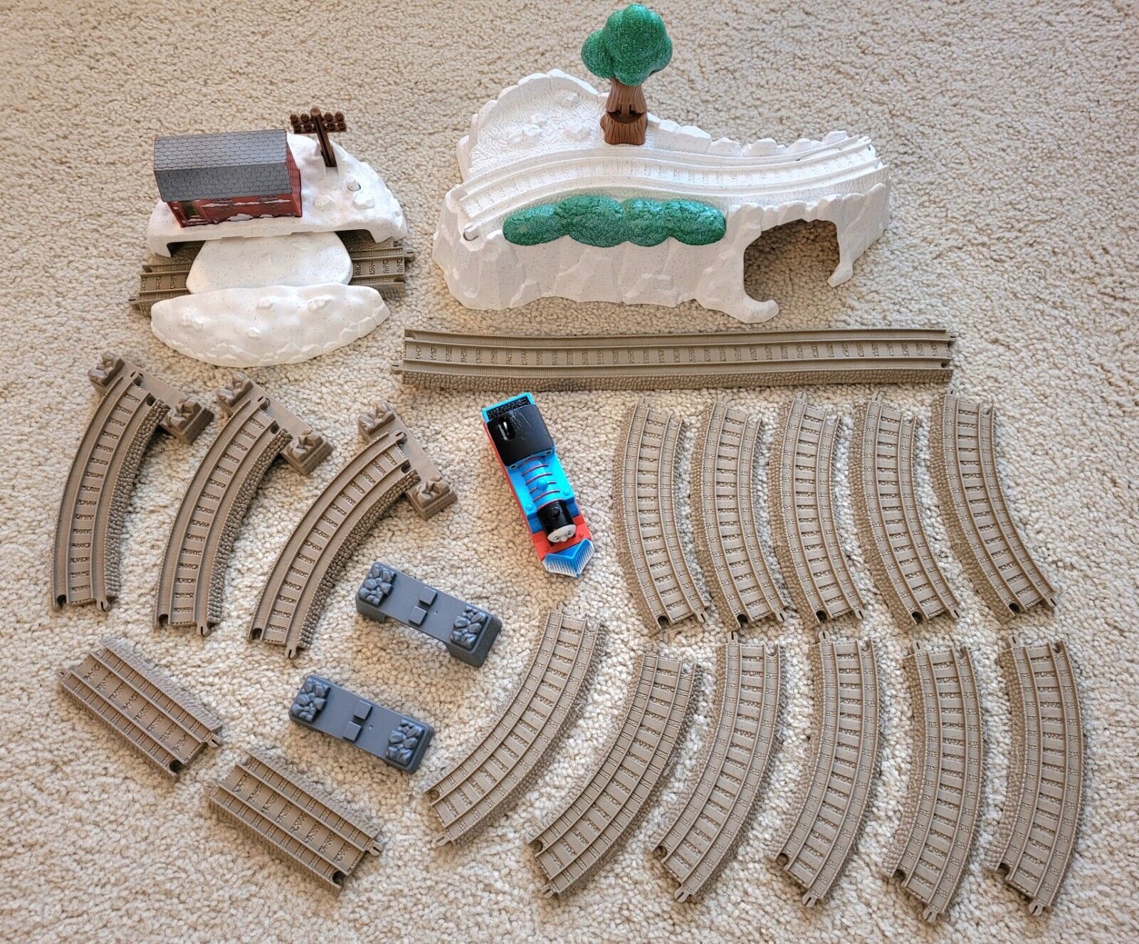 Thomas Trackmaster Snow Storm Adventure Complete 2009 Rare Toys R Us ...