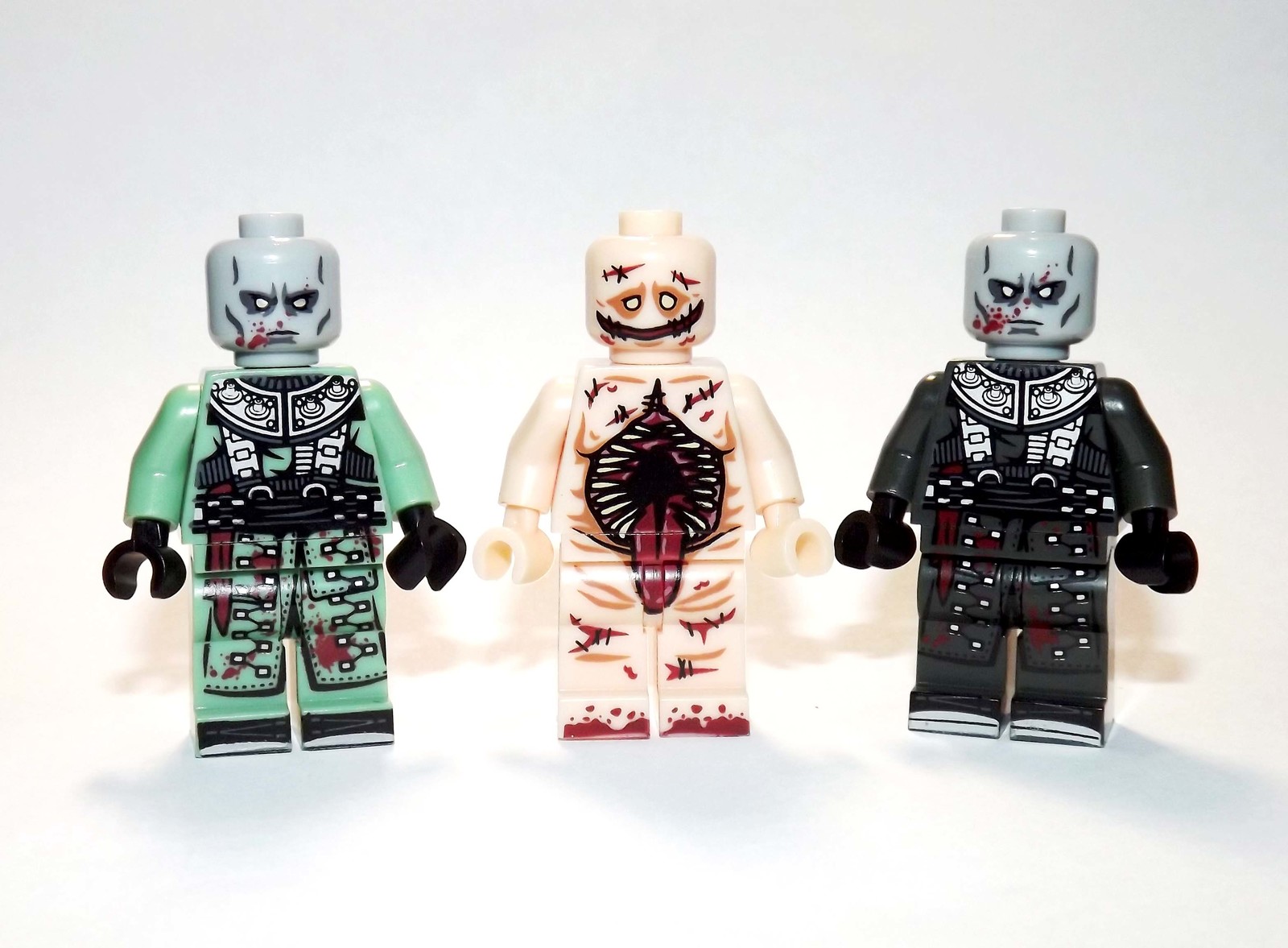 Hellraiser Cenobite Zombie Horror Monster Movie set Minifigure ...