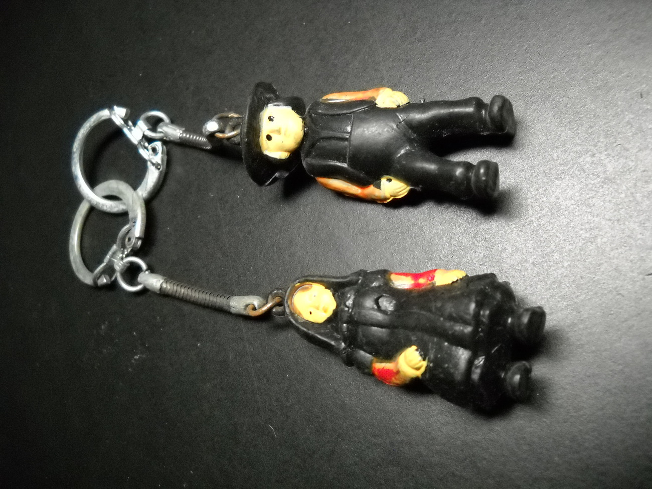 Key Chain Rubberish Amish Man and Woman in Modest Black Two Key Chains ...