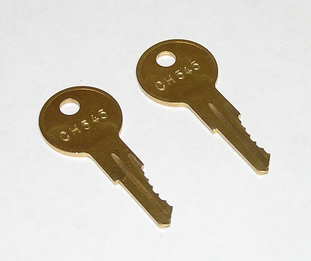 2 - CH545 Keys Fit Generac Generators & Justrite Safety Cabinet Handles ...