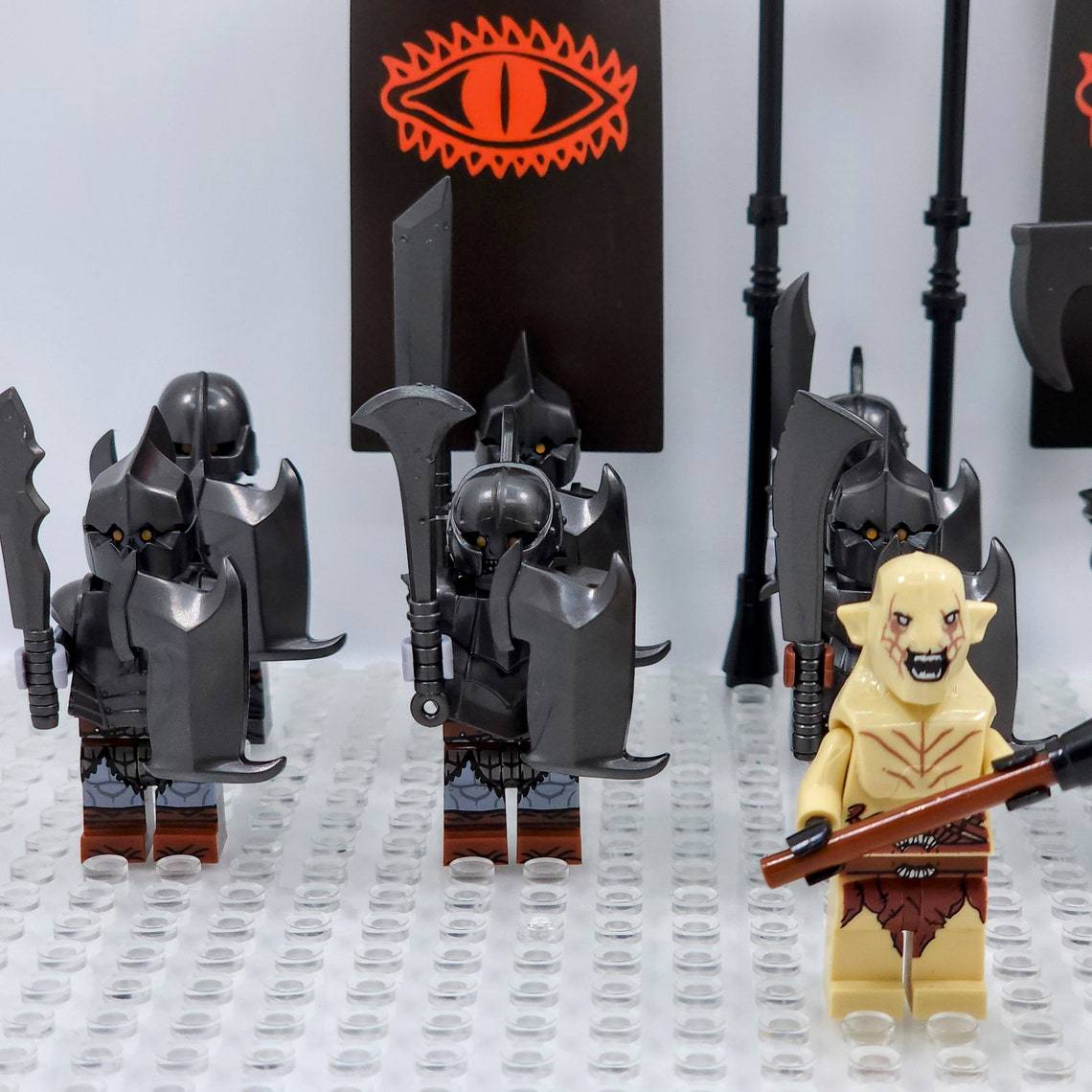 11pcs Gundabad Orcs Azog's army The Hobbit The Lord of the Rings Minifigures - Building Toy ...