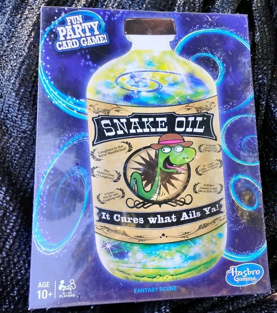Snake Oil Board Game Out of The Box Party Family Game- Mensa Award ...