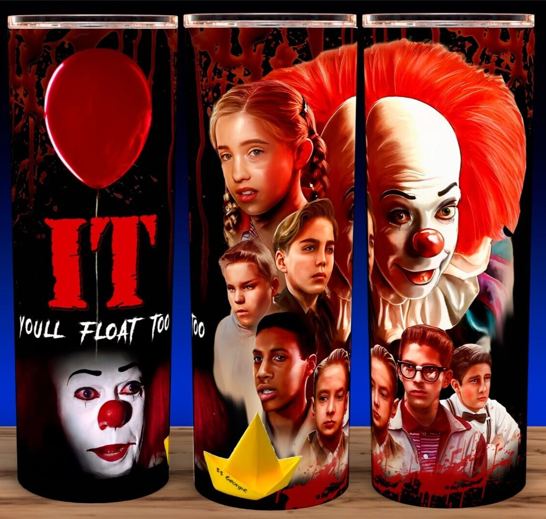 Glow in the Dark 90s Pennywise IT Horror - You'll Float Too Cup Mug ...