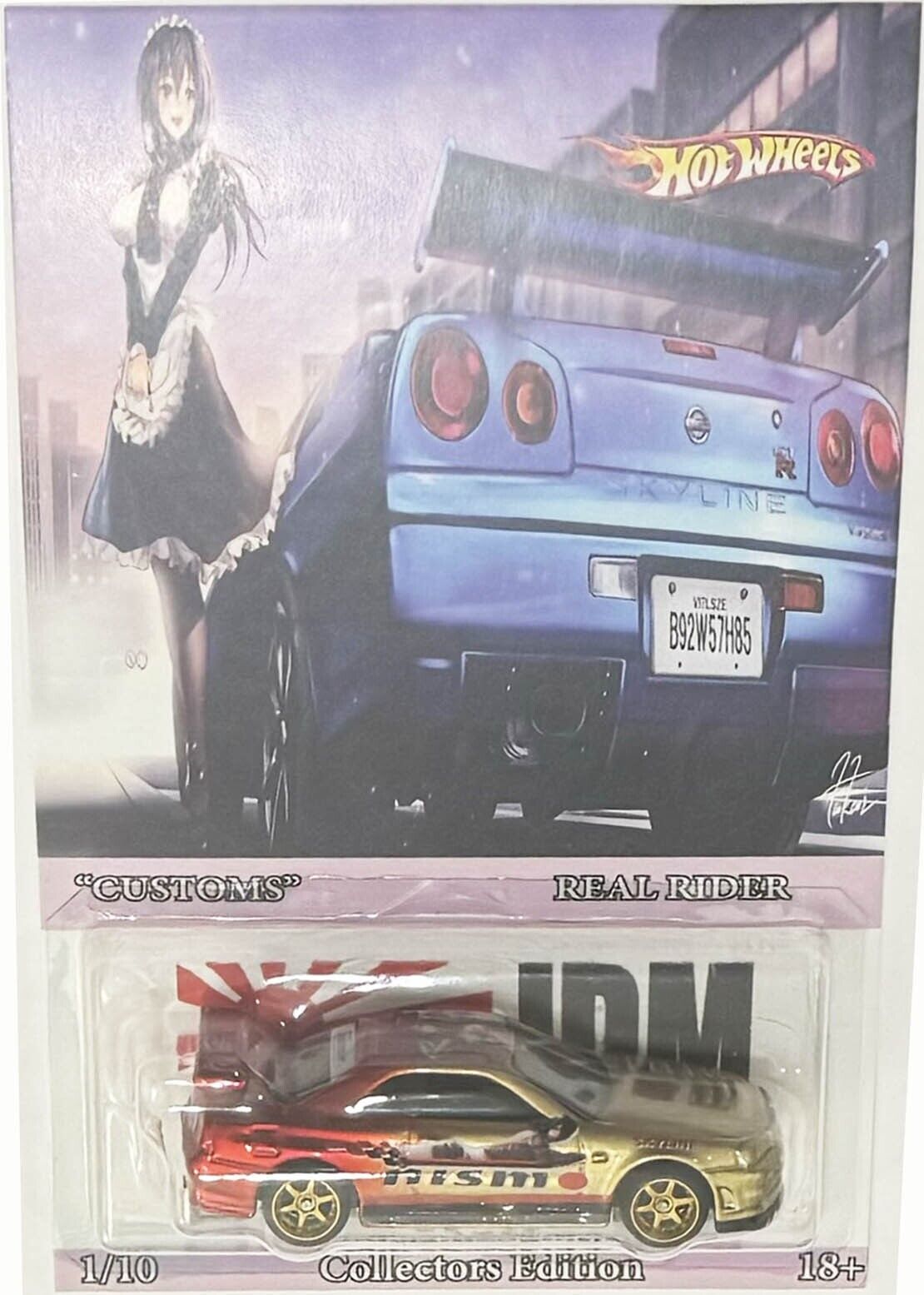 NISSAN SKYLINE GT-R BNR34 Custom Hot Wheels JDM NISMO Racing Series w ...