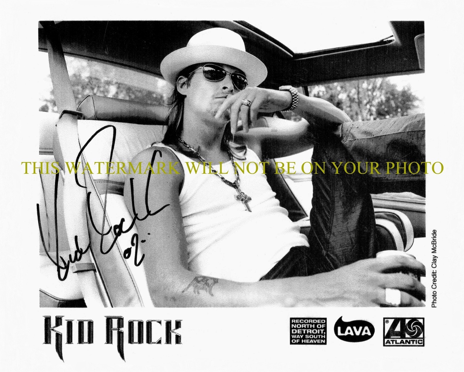 KID ROCK SIGNED AUTOGRAPHED 8x10 RP PUBLICITY PHOTO SO KOOL - Photographs