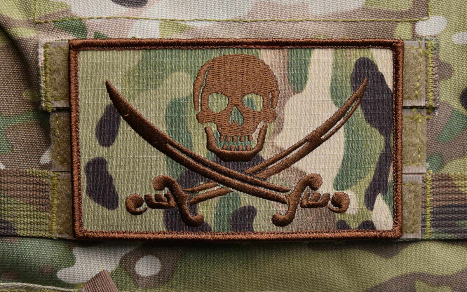 Large Multicam Calico Jack Patch DEVGRU SEAL CAG Green Beret Special ...