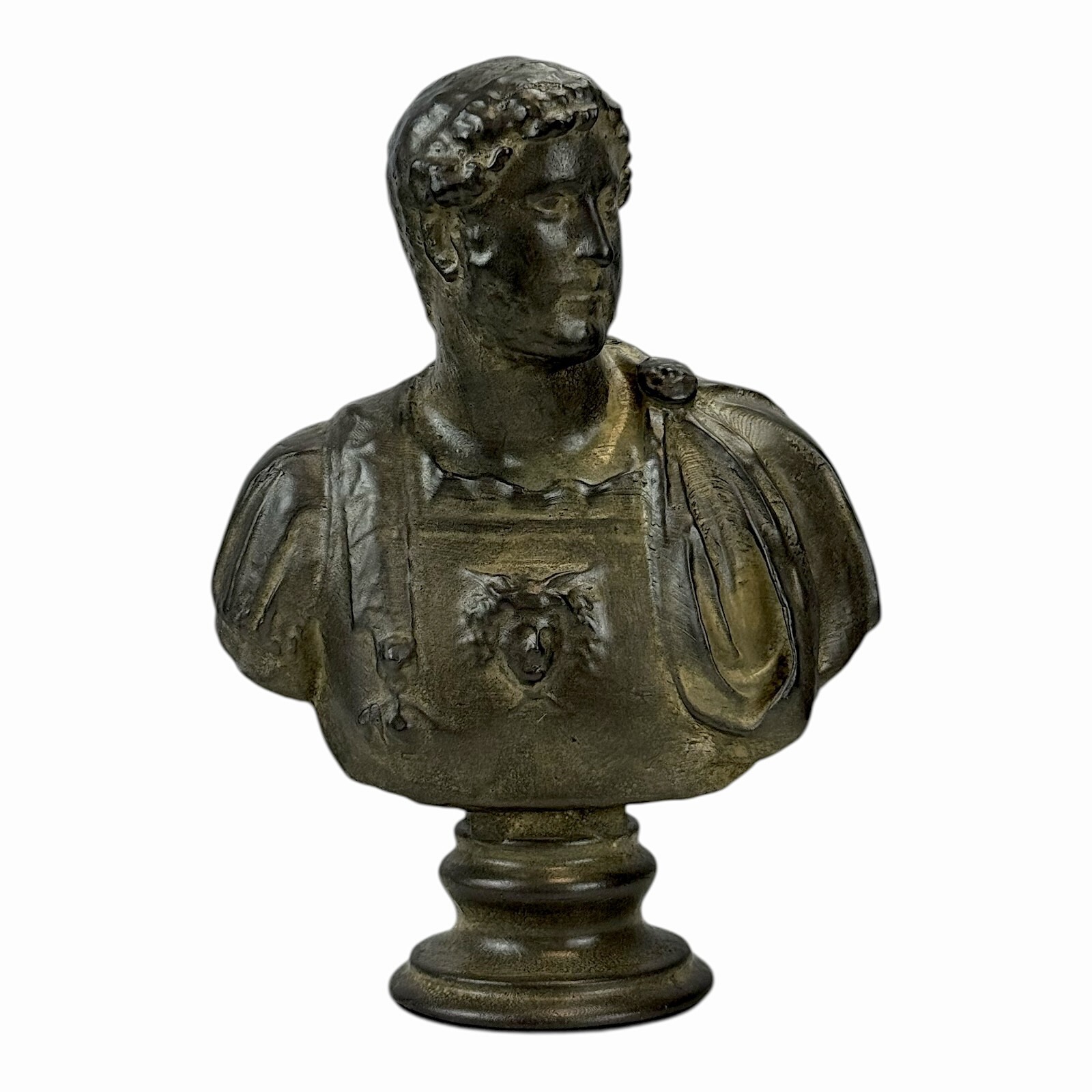Hadrian Roman Emperor Bust Moldano Hard Plaster Statue Sculpture Museum ...