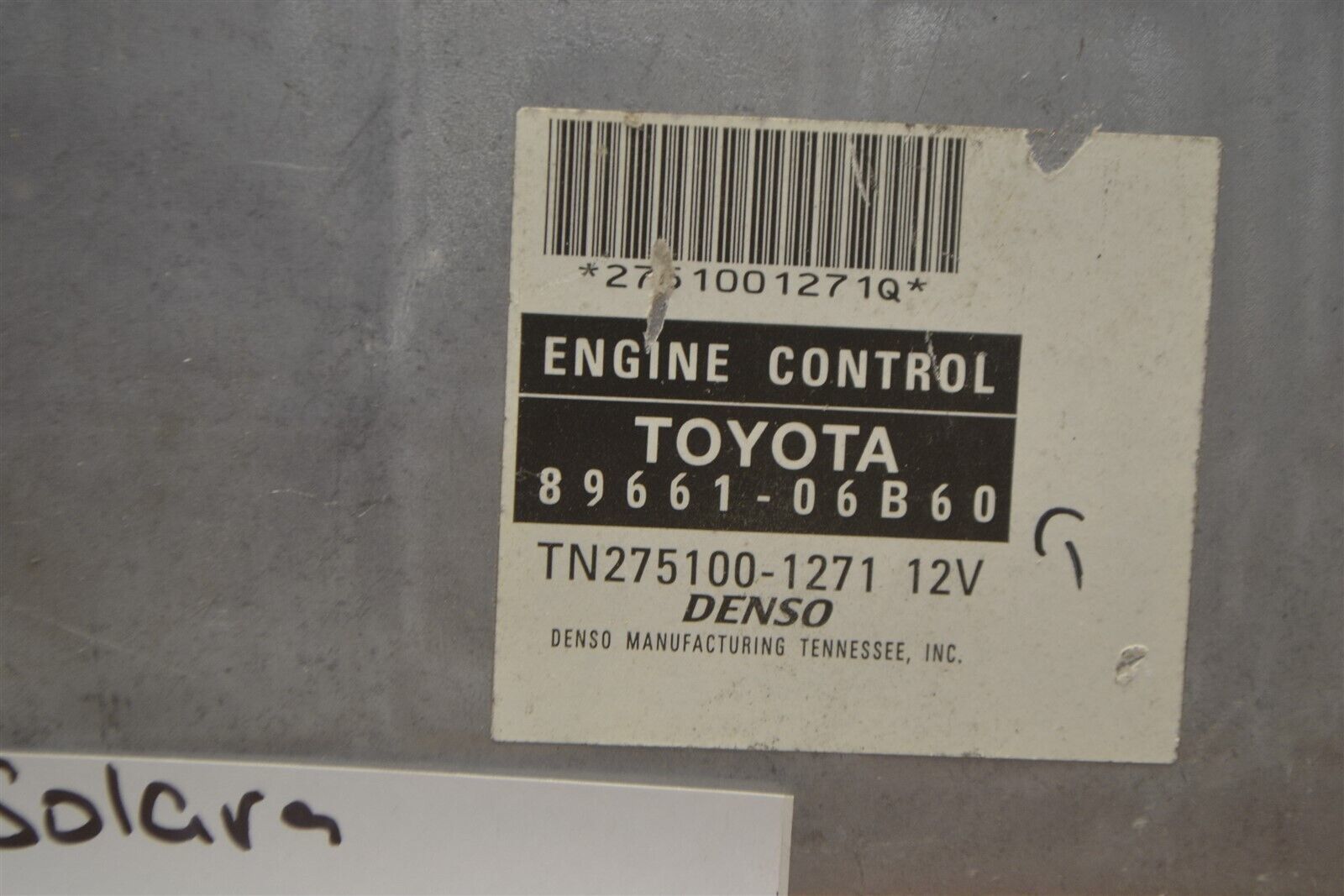 2005 Toyota Solara Engine Control Unit ECU 8966106B60 Module 719-6c2 ...