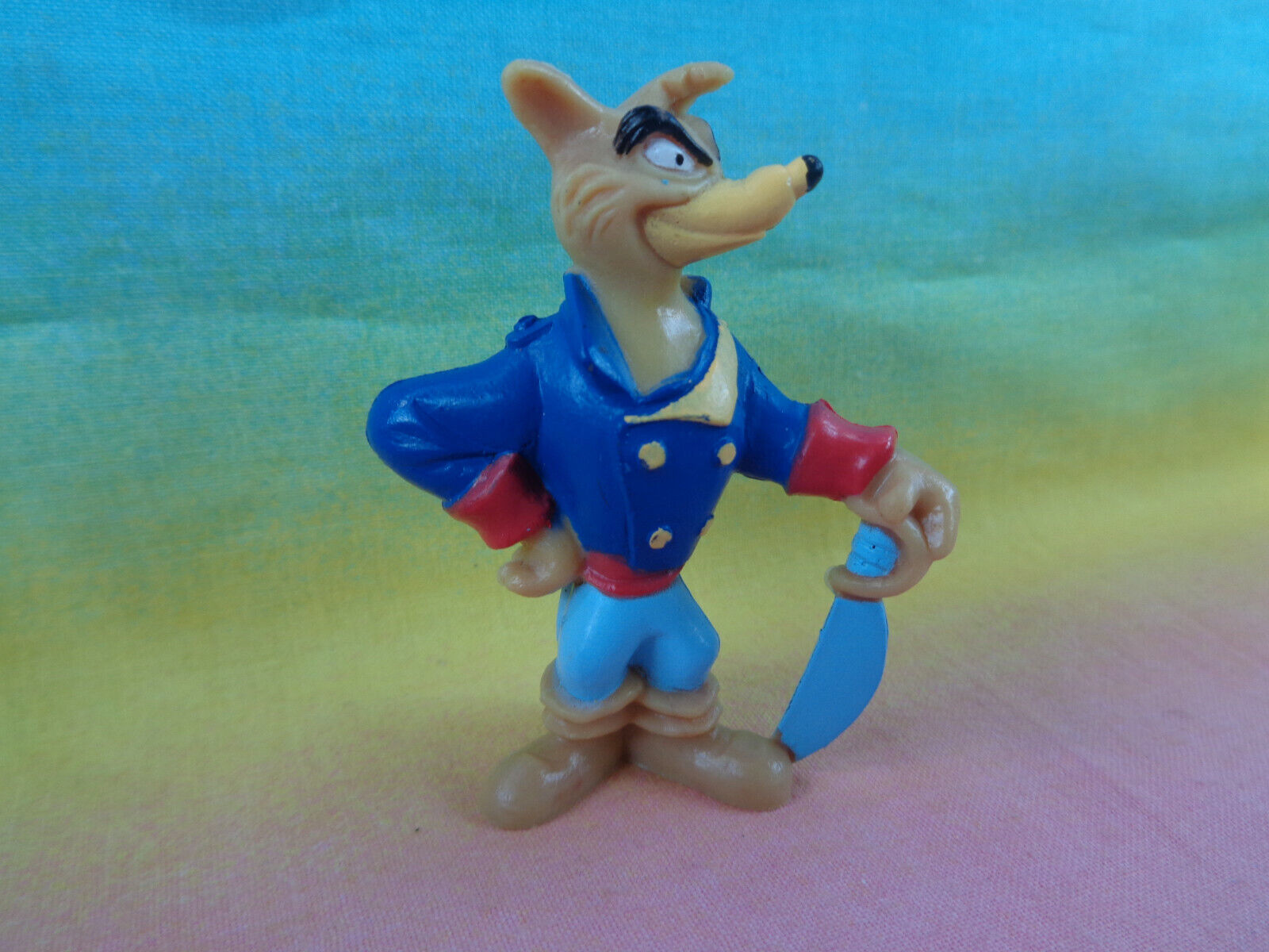 Vintage 1991 Kellogg's Disney Tail Spin Don Carnage PVC Figure - Kellogg