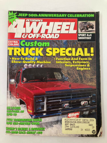 Petersen's 4 Wheel & Off-Road Magazine June 1990 Randy Hulett 87 Chevy ...