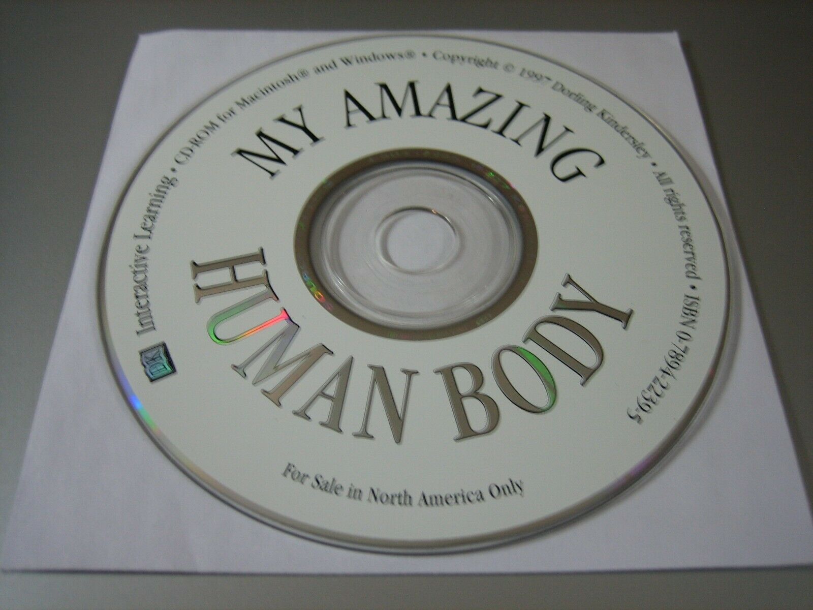 My Amazing Human Body (PC & MAC, 1997) - Disc Only!! - Books
