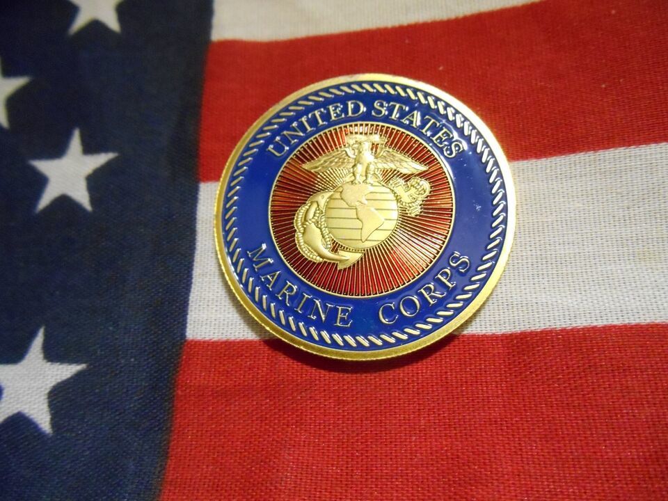 USMC FORCE RECON CHALLENGE COIN UNITED STATES MARINE CORPS CHALLENGE ...