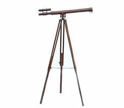 Floor Standing Bronzed Griffith Astro Telescope 65" Maritime Nautical ...