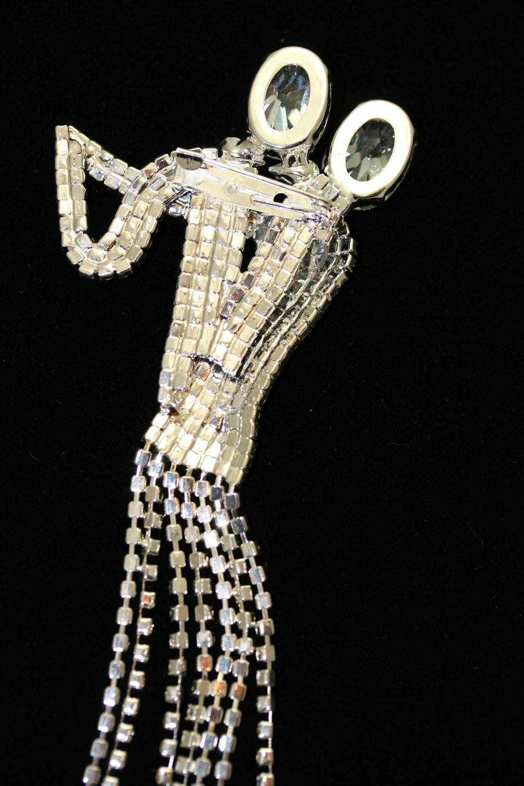 Ballroom Dancers Pin CZECH-style Rhinestones Dancing Couple Dancers ...