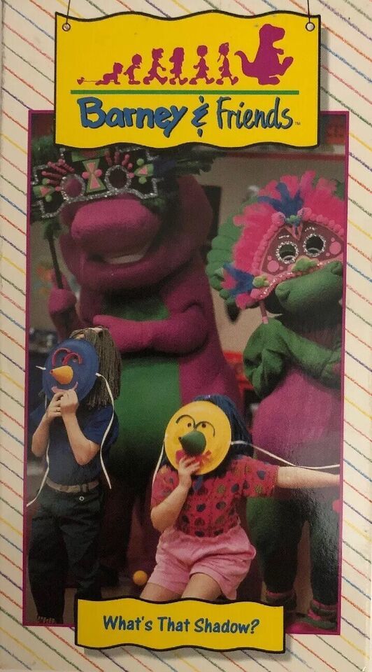 Barney & Friends What's That Shadow?VHS 1992 RARE VINTAGE COLLECTIBLE ...