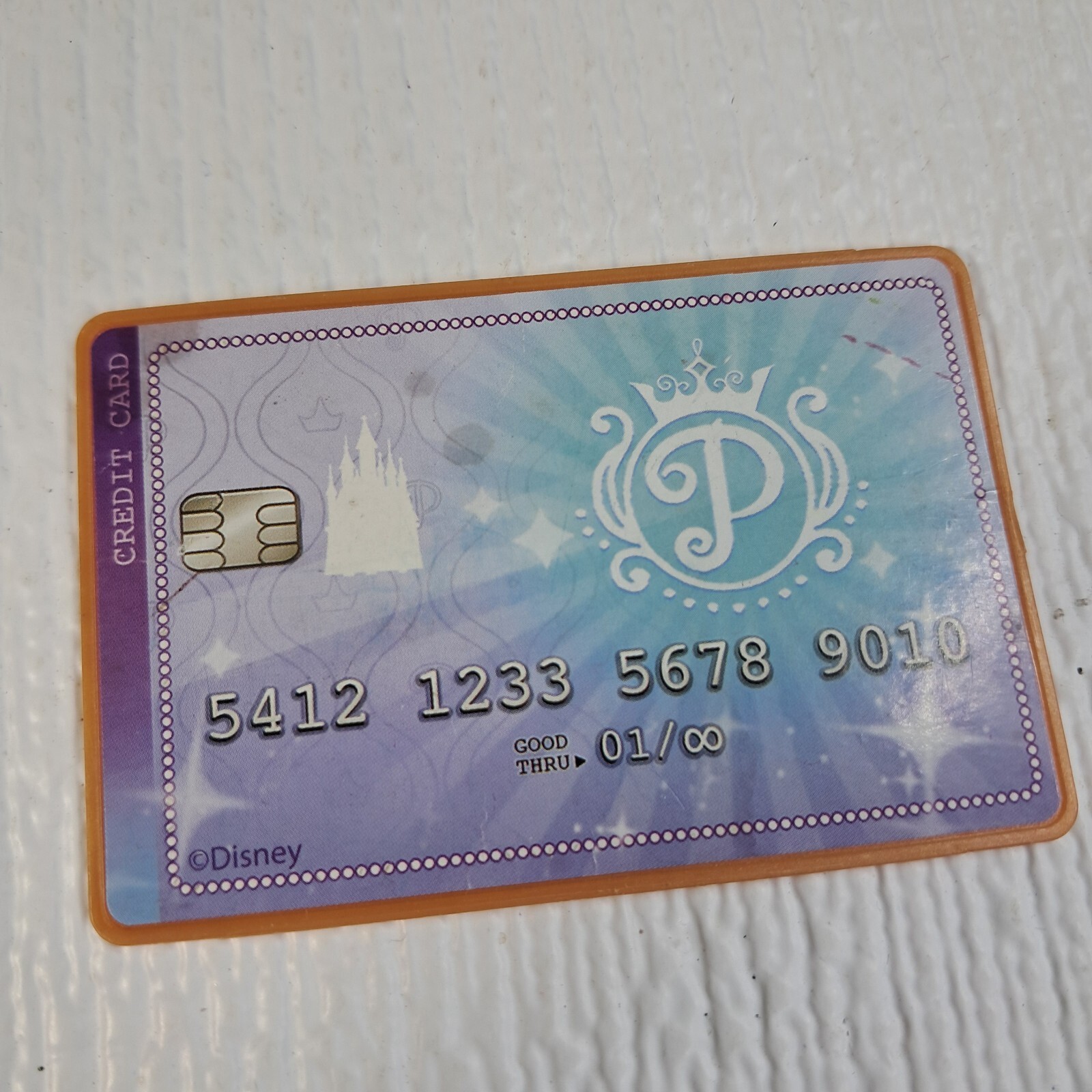 Disney Princess credit card toy replacement cash register purse part ...