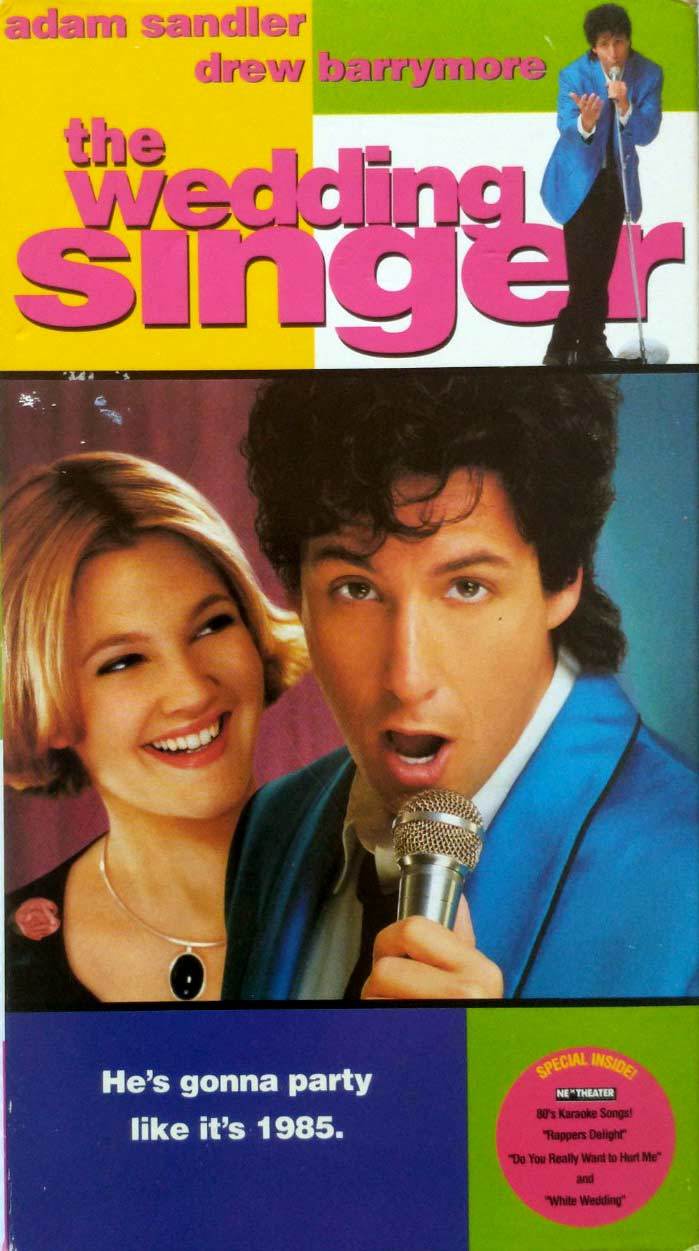 The Wedding Singer [VHS 1998] Adam Sandler, Drew Barrymore - VHS Tapes