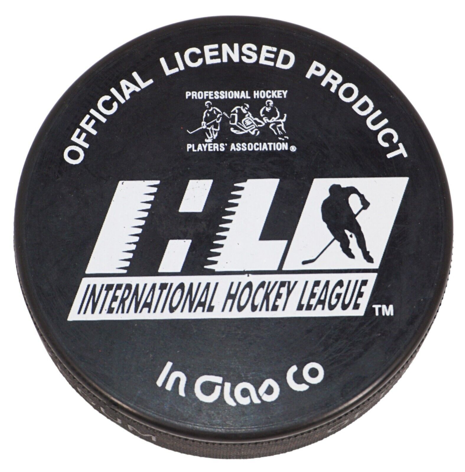 Vintage Minor Hockey Long Beach Ice Dogs Logo - Official Hockey Puck ...