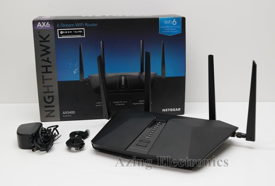 NETGEAR RAX50 Nighthawk Six-stream AX5400 Wi-Fi Router