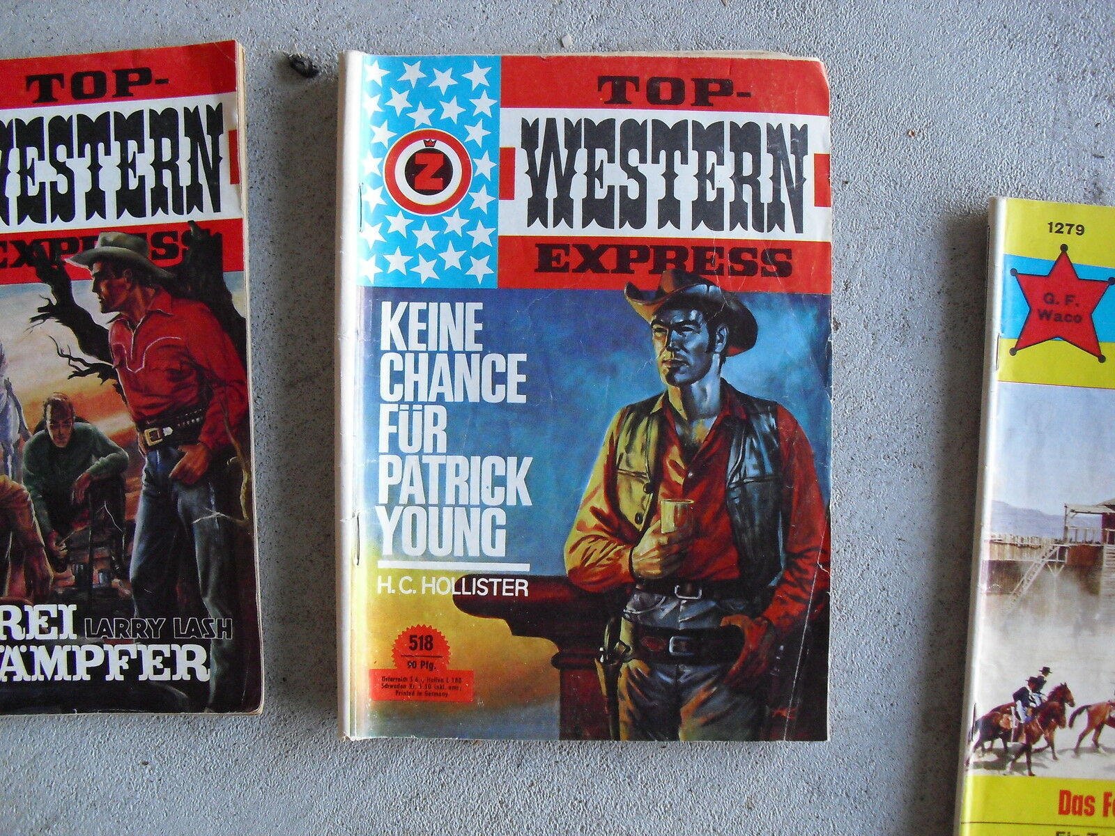 Vintage 1960s German Pulp Magazine - Top Western Express #518 - Magazines
