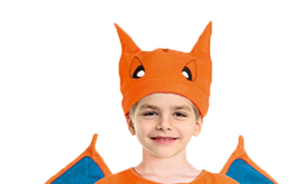 Pokemon Charizard Deluxe Costume for Kids Dress Up Jumpsuit with Hat ...