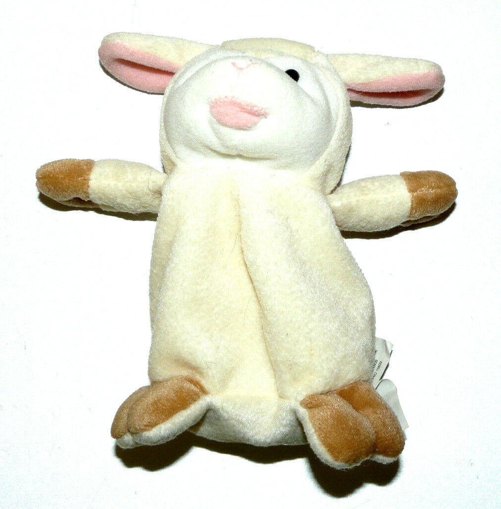 Small Walmart Sheep Beanie Beanbag Plush 7 inch Lovey Stuffed Animal ...