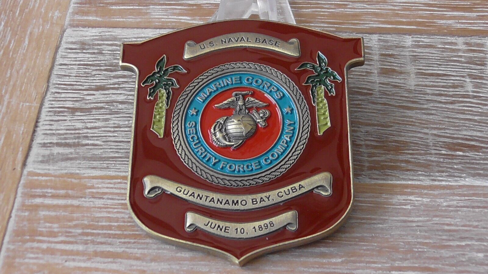 USMC US Naval Base Guantanamo Bay GTMO Challenge Coin #A451 - Challenge ...