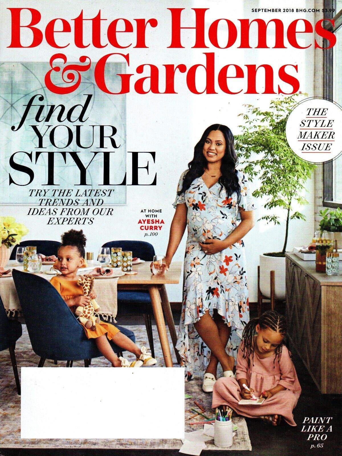 Better Homes & Gardens Magazine September 2018 The Style Maker Issue - Magazines