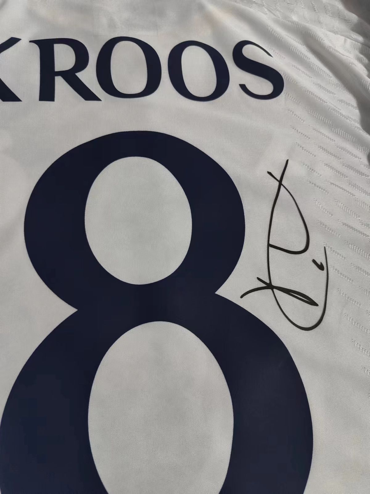 Toni Kroos SIGNED Real Madrid Home Signature Shirt/Jersey + COA 23/24 ...