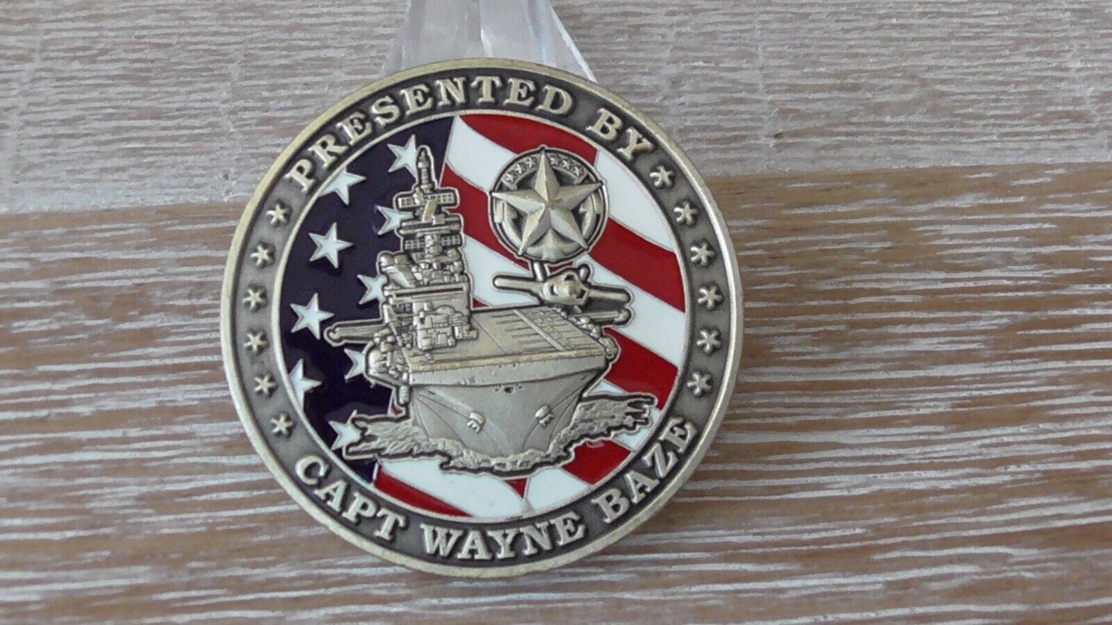 USN USS America LHA 6 Captains Challenge Coin #A703 - Challenge Coins