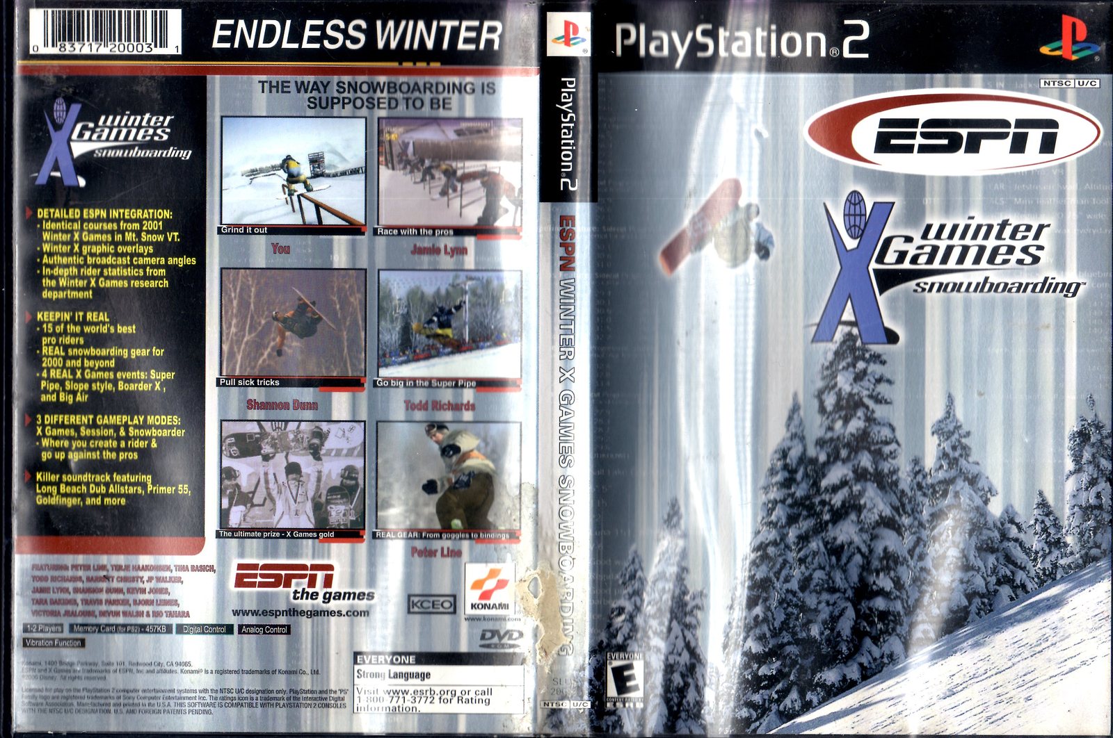PlayStation 2 - Winter Games Snowboarding - Video Games